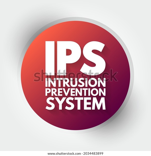 Ips Intrusion Prevention System Acronym Technology Stock Vector ...