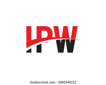 Ipw Letter Initial Logo Design Vector Stock Vector (Royalty Free ...