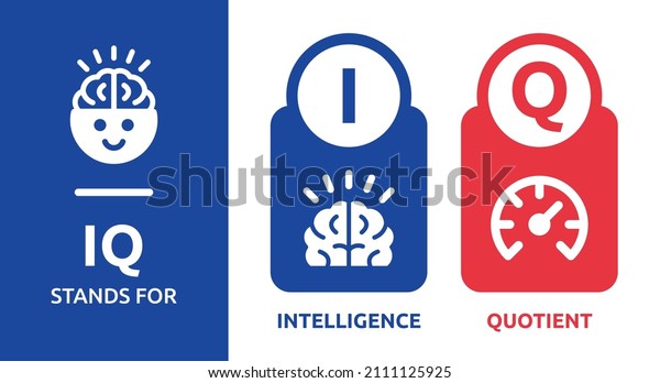 Iq Sign Vector Intellectual Quotient Iq: เวกเตอร์สต็อก (ปลอดค่า ...
