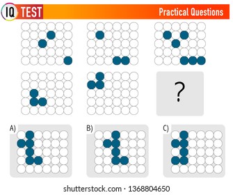 Iq Test Practice Questions Figure Completion Stock Vector (Royalty Free ...