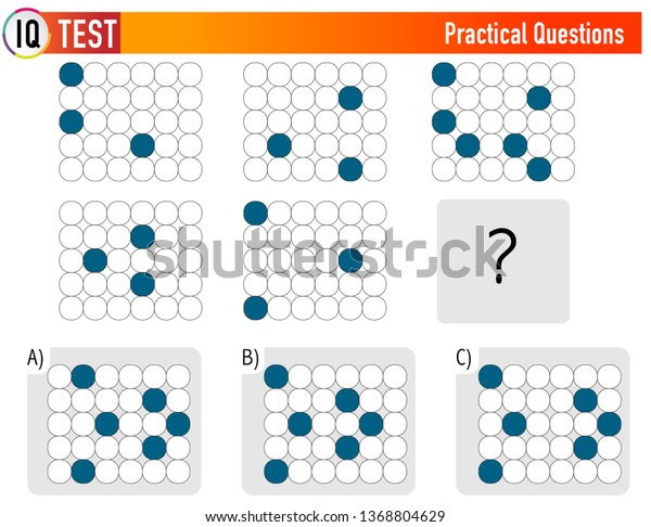 Iq Test Practice Questions Figure Completion: เวกเตอร์สต็อก (ปลอดค่า ...
