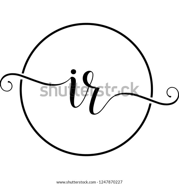 Ir Icon Logo Stock Vector (Royalty Free) 1247870227 | Shutterstock