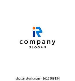 Ir Letter Logo Design Vector Image Stock Vector (Royalty Free ...