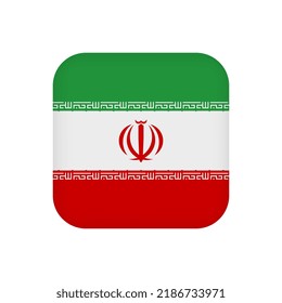 Iran Flag Official Colors Vector Illustration Stock Vector (Royalty ...