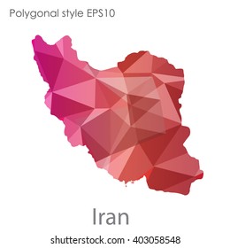 529 Iran Map Polygon Stock Vectors, Images & Vector Art | Shutterstock