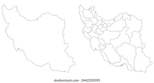 Iran map.cdr Royalty-free Stock Vector Images
