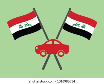 Iraq Emblem Car Stock Vector (Royalty Free) 1016986534 | Shutterstock