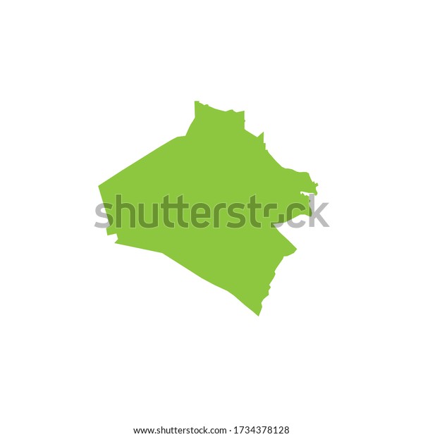 Iraqi City Al Anbar Map Vector Stock Vector (Royalty Free) 1734378128 ...