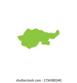 Iraqi City Duhok Map Vector Illustration Stock Vector (Royalty Free ...