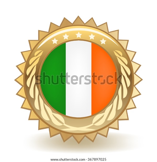 Ireland Badge Stock Vector (Royalty Free) 367897025 | Shutterstock