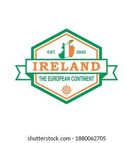 Ireland Map Vector Europe Logo Stock Vector (Royalty Free) 1880062705 ...