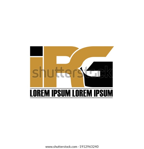 Irg Letter Monogram Logo Design Vector Stock Vector (Royalty Free ...