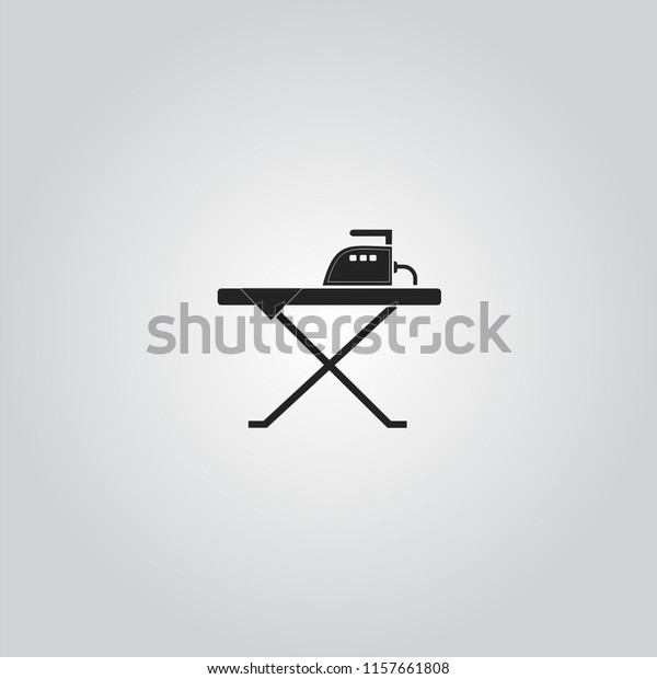 Iron Board Icon Vector Stock Vector (Royalty Free) 1157661808
