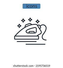 Iron Icons Symbol Vector Elements Infographic Stock Vector (Royalty ...