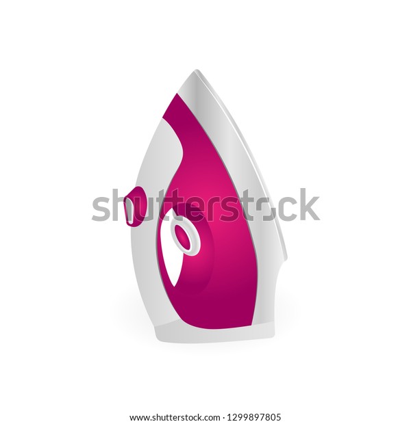 Iron Realistic Iron Vector Illustration Stock Vector (Royalty Free ...