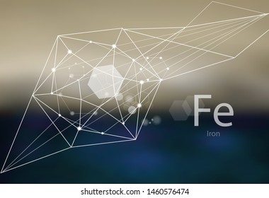 Iron Series Trace Elements Modern Style Stock Vector (Royalty Free ...