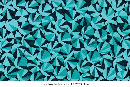 Irregular Background Green Color Geometric Stock Vector (Royalty Free ...