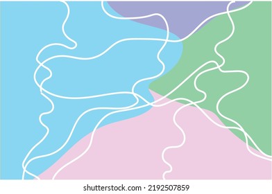 Irregular Color Line Background Design Stock Vector (Royalty Free ...
