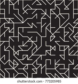 Irregular Tangled Shapes Abstract Geometric Background Stock Vector (Royalty Free) 773205979 ...