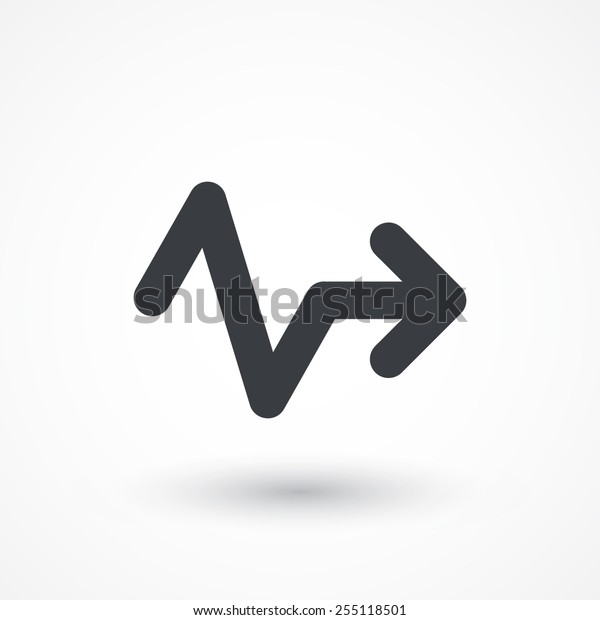Irregular Zig Zag Line Arrow Pointing Stock Vector (Royalty Free ... Irregular Zig Zag Line Arrow Pointing Stock Vector (Royalty Free ...