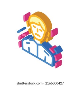 Irritability Health Problem Isometric Icon Vector Stock Vector (Royalty ...