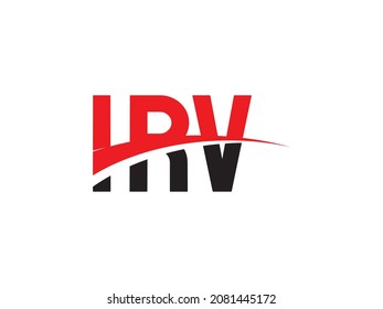 Irv Letter Initial Logo Design Vector Stock Vector (Royalty Free ...