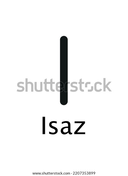 Isaz Runes Complete Collection Rune Alphabet: เวกเตอร์สต็อก (ปลอดค่า ...