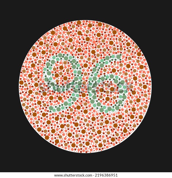 Ishihara Test Color Blindness Color Blind Stock Vector (Royalty Free ...