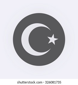 Islam Sign Circle Vector Illustration Stock Vector (Royalty Free ...