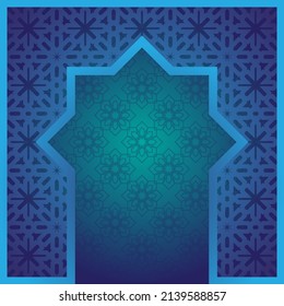 Islamic Background Design Creative Background Gradient Stock Vector ...