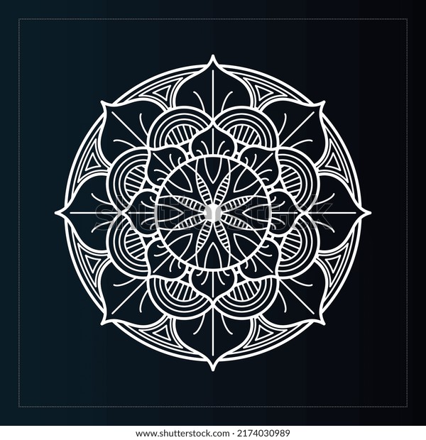 Islamic Black Background Design Graphic Stock Vector (Royalty Free ...
