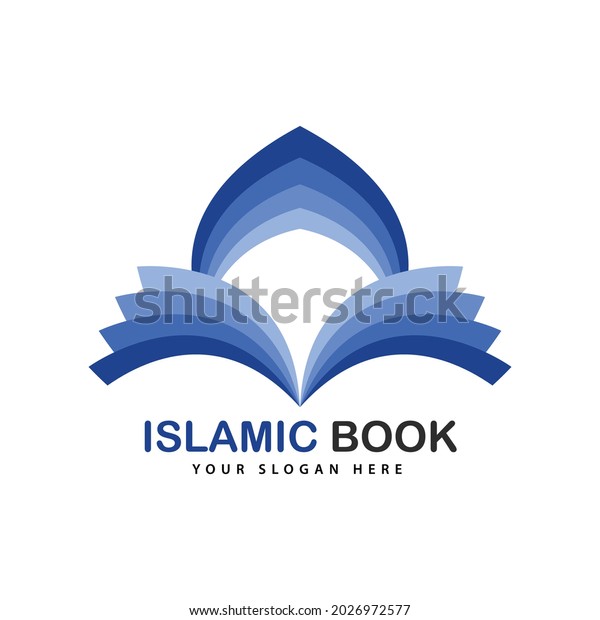 Islamic Book Logo Vector Islamic Educational Stock Vector (Royalty Free ...