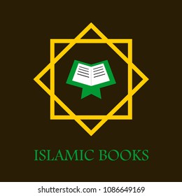 Islamic Books Logo Design Stock Vector (Royalty Free) 1086649169 ...