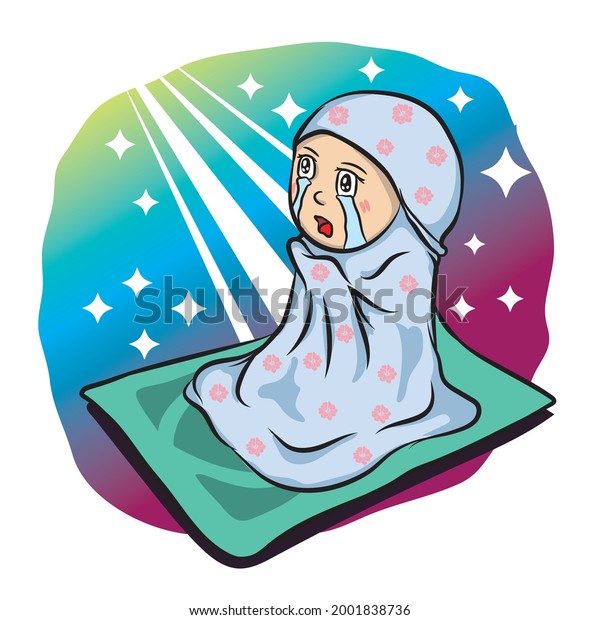 Islamic Cartoons Use General Media Muslims Stock Vector (Royalty Free ...