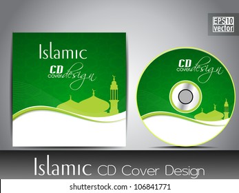 Islamic Cd Cover Design Mosque Masjid Stock Vector (Royalty Free ...
