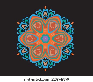 Islamic Design Circle Ornament Backgroundarabic Circular Stock Vector ...