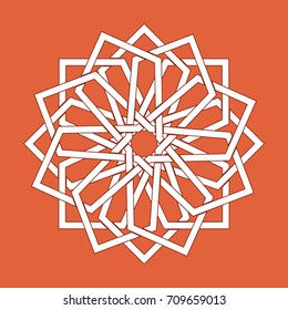 Islamic Geometric Circular Ornaments Stock Vector (Royalty Free ...