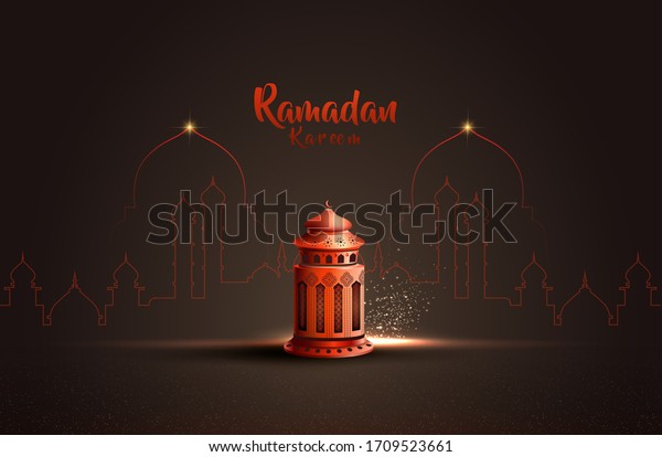 7,002 Ramadan Red Lantern Background Images, Stock Photos & Vectors ...