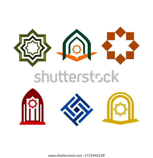 Islamic Logos Organization Mosque: เวกเตอร์สต็อก (ปลอดค่าลิขสิทธิ์ ...