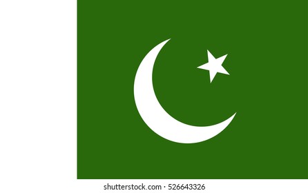 Islamic Pakistan Flag Stock Vector (Royalty Free) 526643326 | Shutterstock