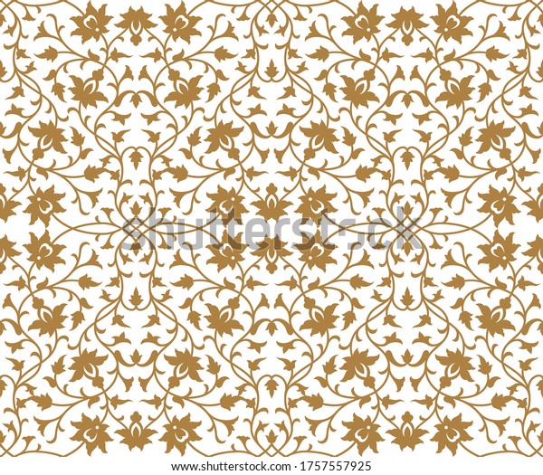 Islamic Persian Floral Pattern Persian Eslimi Stock Vector (Royalty ...