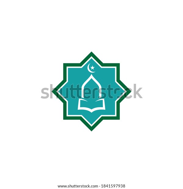 Islamic School Vector Icon Design Illustration Stock Vector (Royalty ...