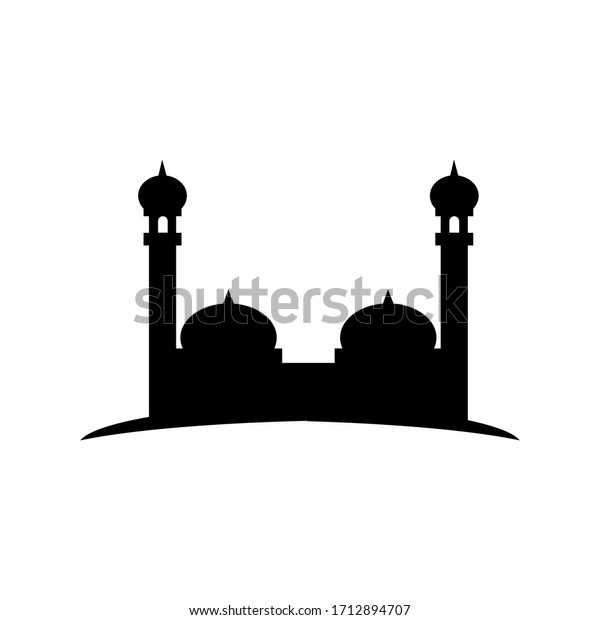 Islamic Template Stencil Pattern Black Mosque Stock Vector (Royalty ...