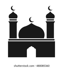 Islamic Template Stencil Pattern White Mosque Stock Vector (Royalty ...