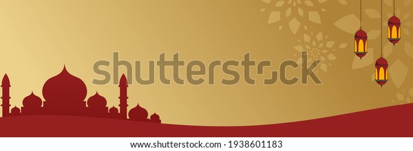 Islamic Theme Background Design Free Vector Stock Vector (Royalty Free ...