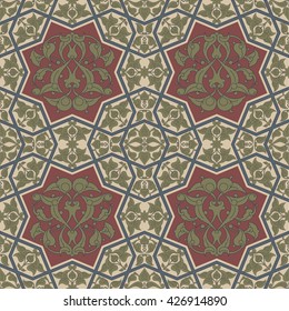 Islamic Traditional Pattern Stock Vector (Royalty Free) 426914890 ...