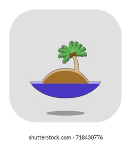 Island Cartoon Object Stock Vector (Royalty Free) 718430776 | Shutterstock