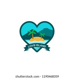 Island Logo Design Stock Vector (Royalty Free) 1190468359 | Shutterstock