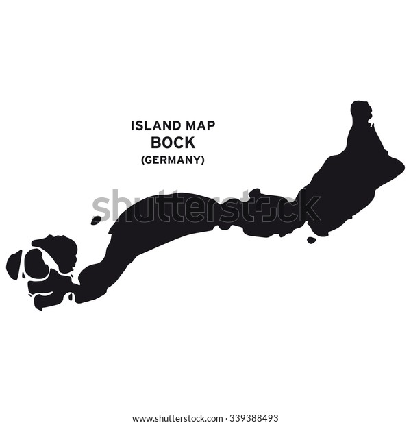 Island Map Bock Germany Stock Vector (Royalty Free) 339388493 ...