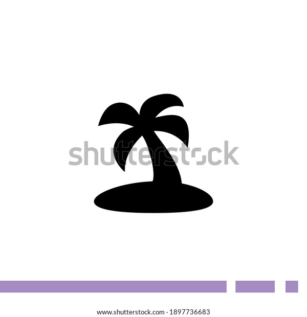 Isle Icon Vector Illustration Eps 10 Stock Vector (Royalty Free ...